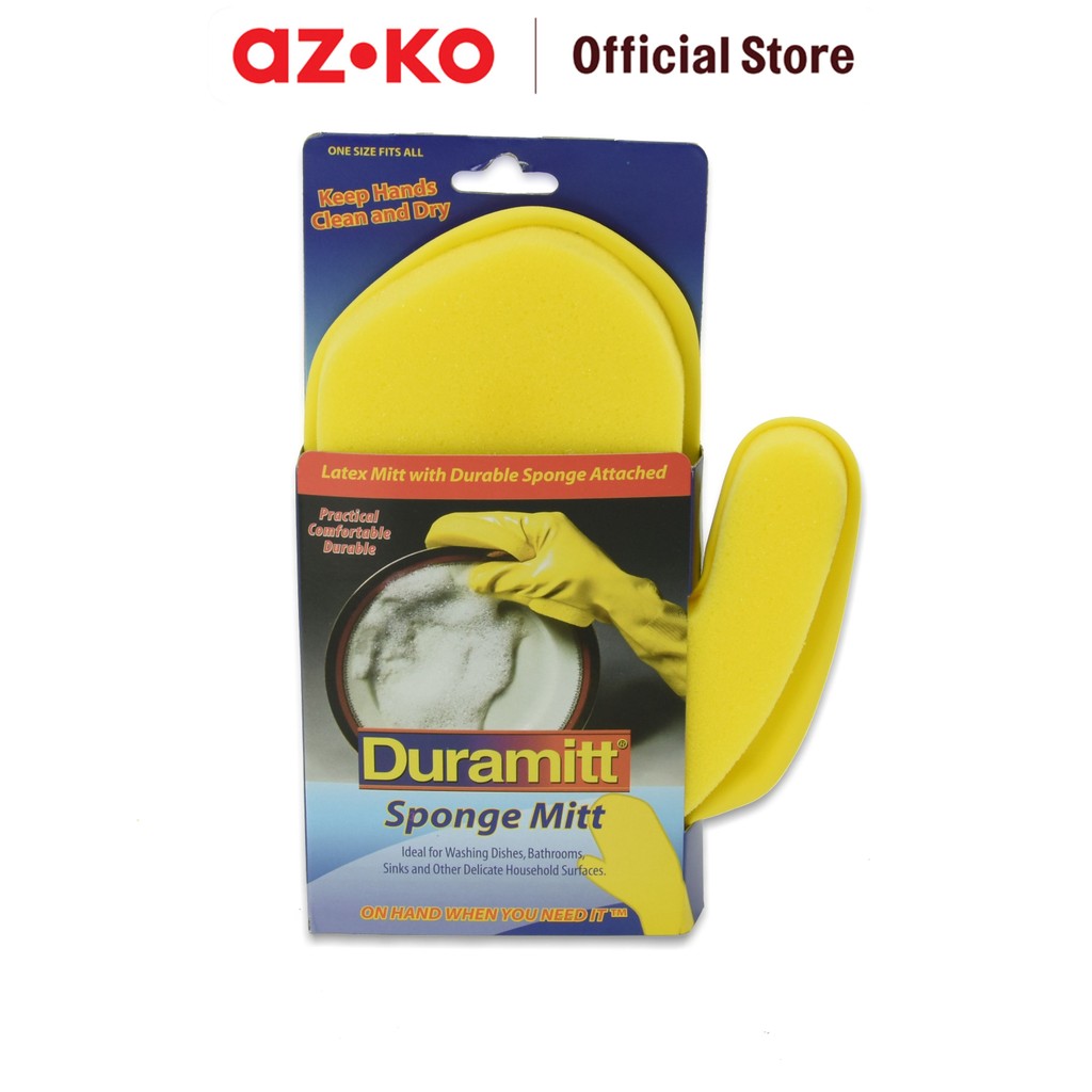 Jual AZKO Duramitt Sarung Tangan Kanan Dengan Spons - Kuning Gloves ...