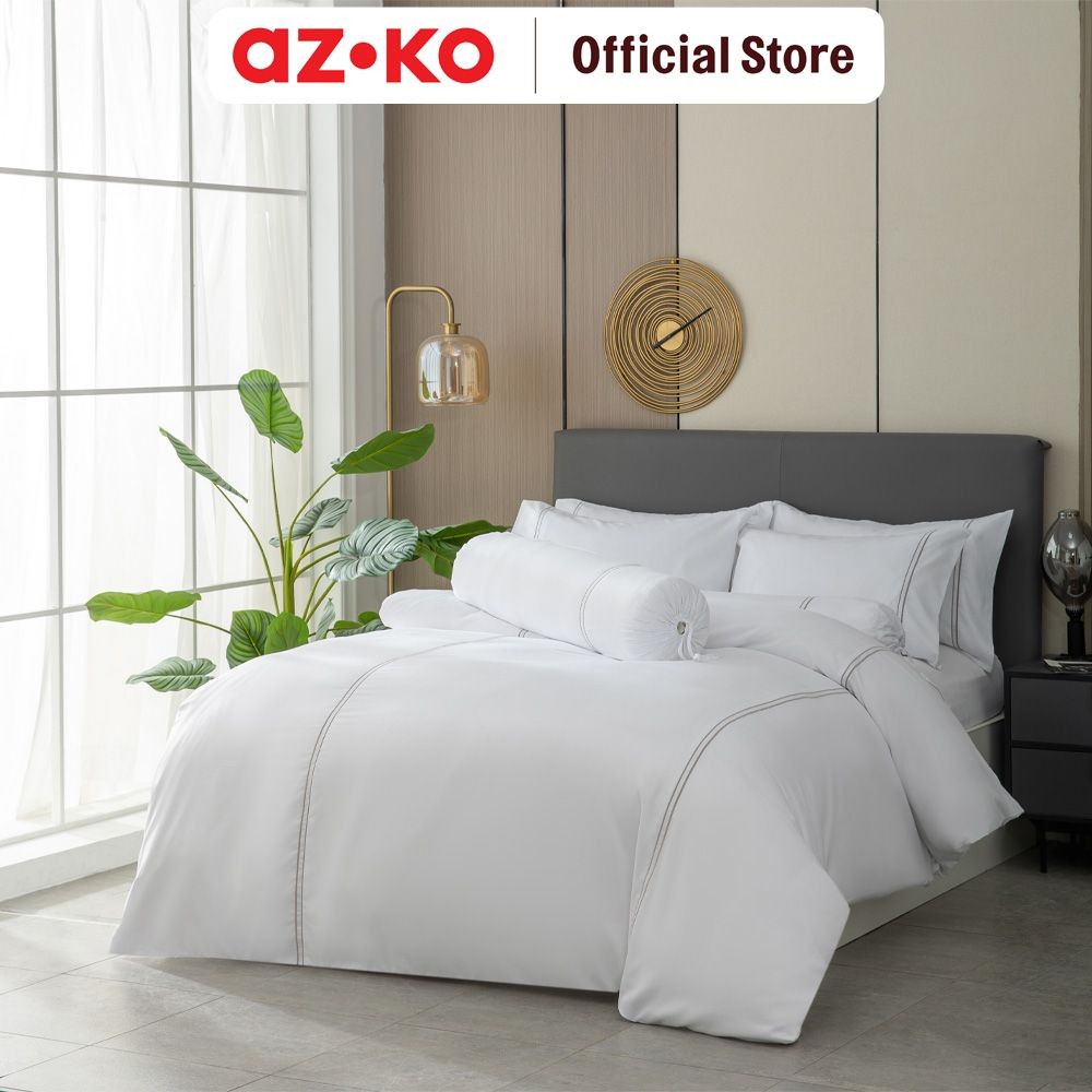 Jual AZKO Sleeplite 180x230 cm Set 3 Pcs Seprai Single Flat Microfiber ...