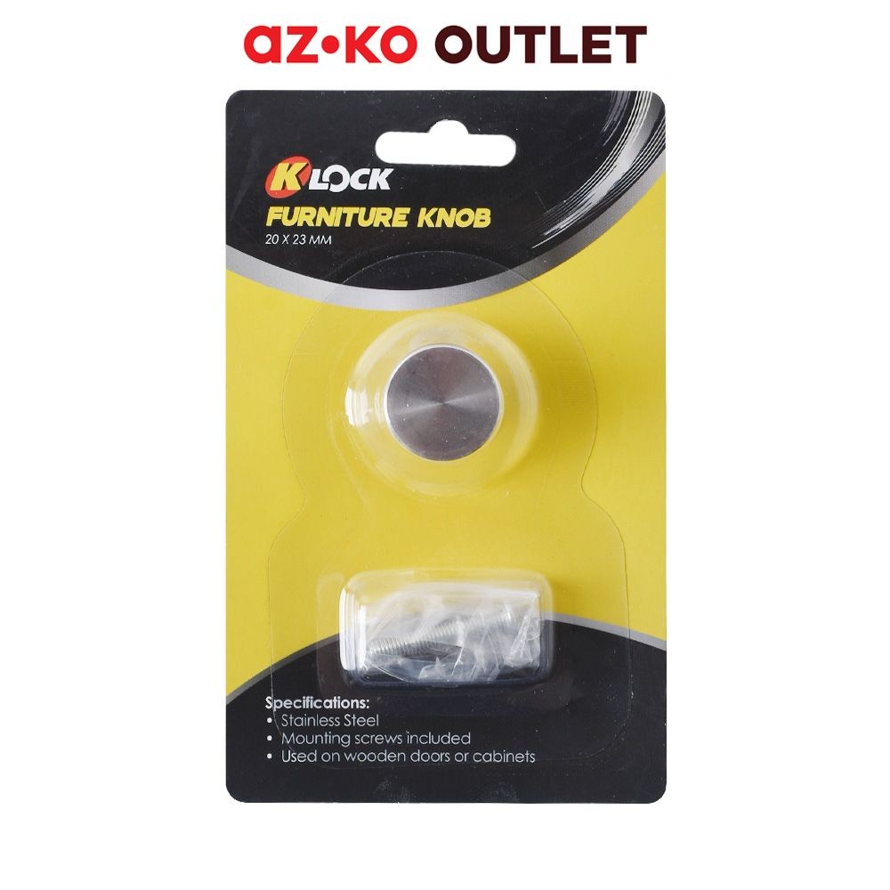 Jual K-Lock Handle Furnitur Bulat 20X23Mm Furniture Knob Pegangan ...