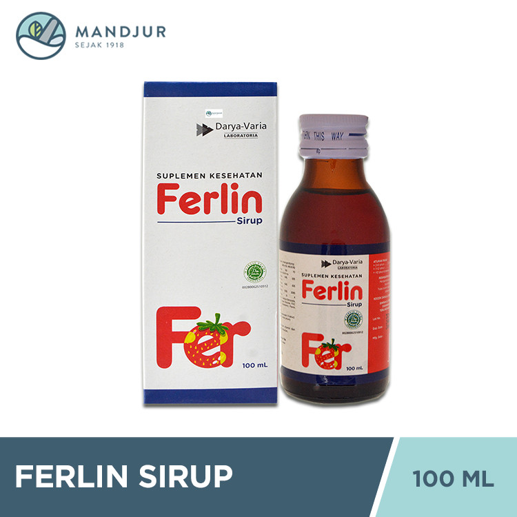 Jual Ferlin Sirup 100 ml - Suplemen Kesehatan Anak | Shopee Indonesia