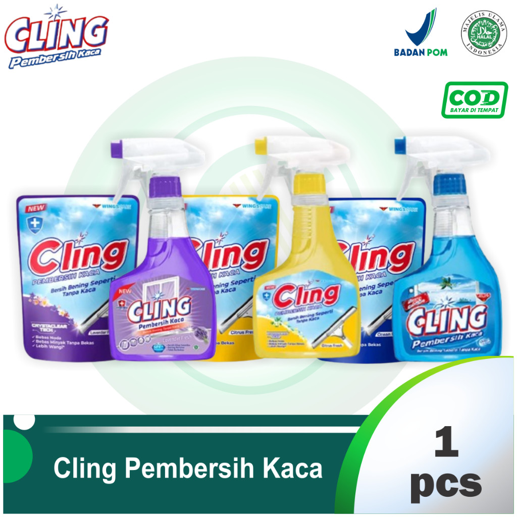 Jual Cling Pembersih Kaca 400ml / 720ml | Shopee Indonesia