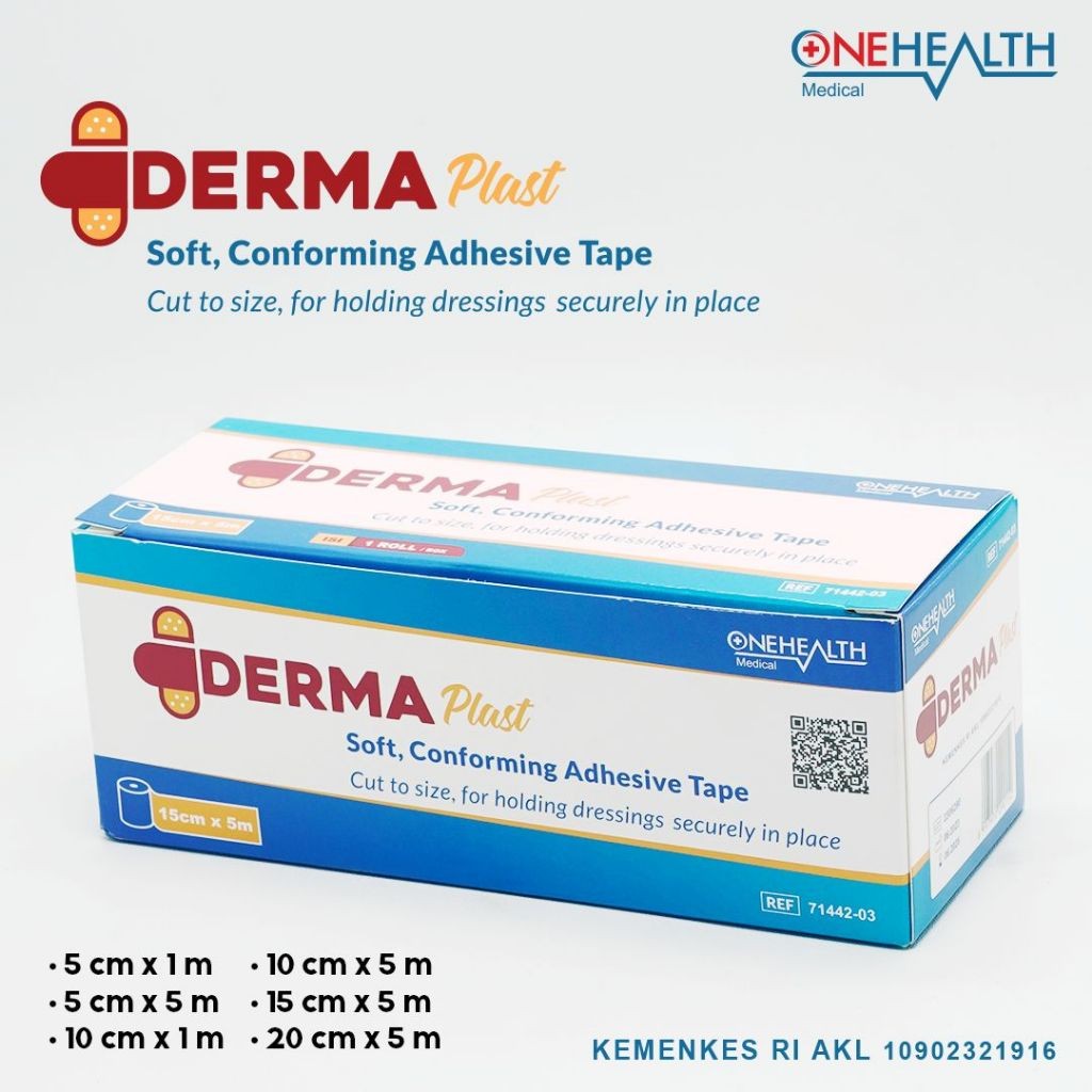 Jual Dermaplast 15 x 5 m Plester Luka Onehealth / Roll | Shopee Indonesia