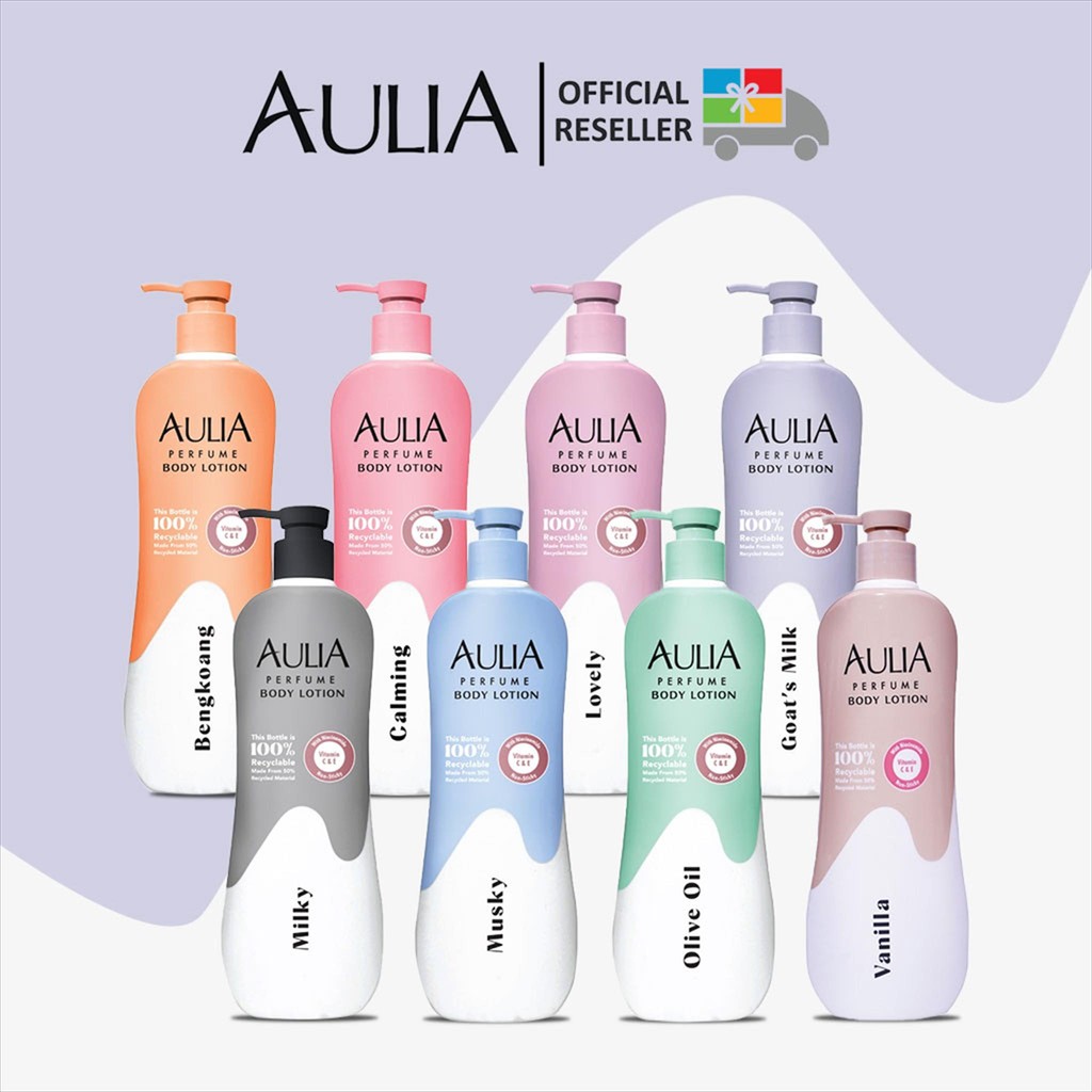 Jual AULIA Perfume Body Lotion 600 ml Hand Body With Niacinamide ...