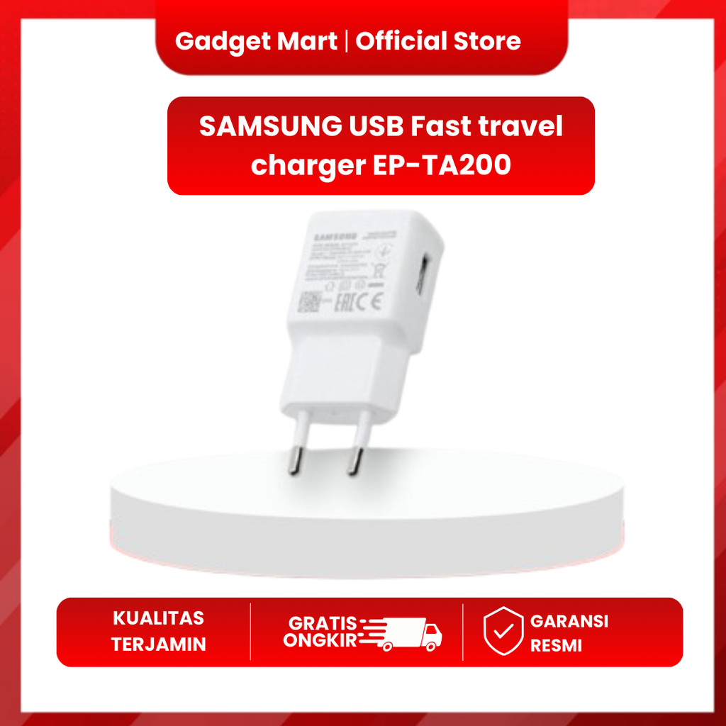 Jual SAMSUNG USB Fast travel charger EP-TA200 | Shopee Indonesia