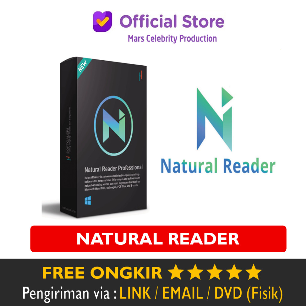 Jual Software NaturalReader Natural Reader Professional Full Version Lifetime Premium Plus ...