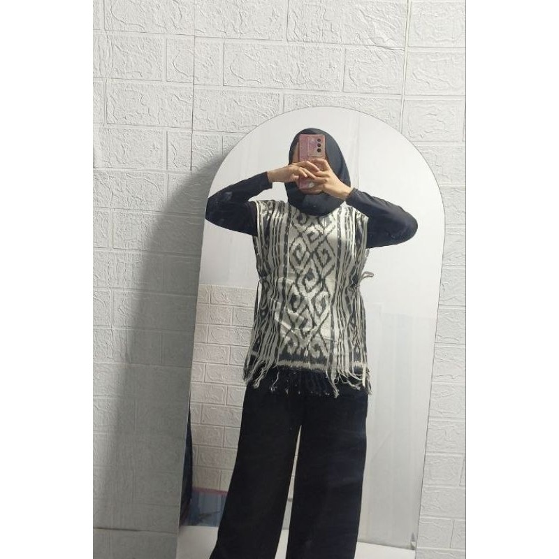 Jual OUTER TARO vest ETNIK TENUN IKAT DAYAK OUTER TENUN TORAJA SONGKET ...