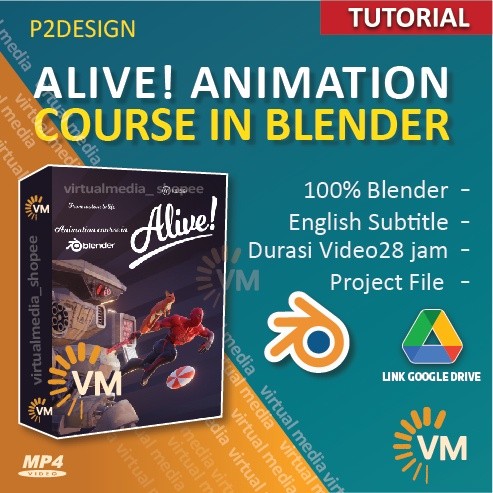 Jual TUTORIAL ALIVE! ANIMATION COURSE IN BLENDER 3D | BELAJAR SOFTWARE ...