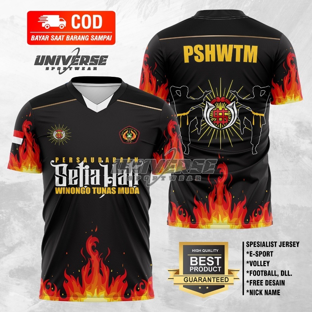 Jual Jersey Pencak Silat PSHWTM Kaos PSHW Persaudaraan Setia Hati ...