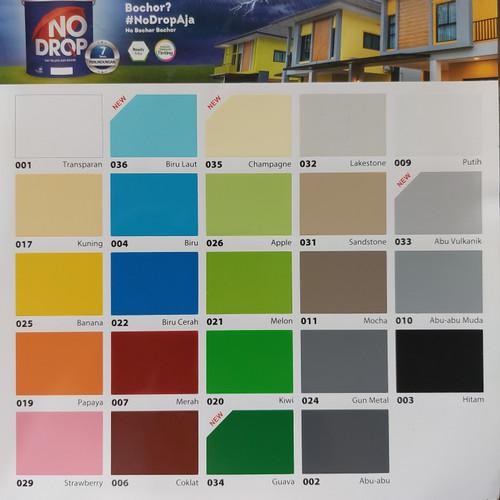 Jual NO DROP WATERPROOFING WARNA 1 KG - 001-TRANSPARANT [SALE] | Shopee ...