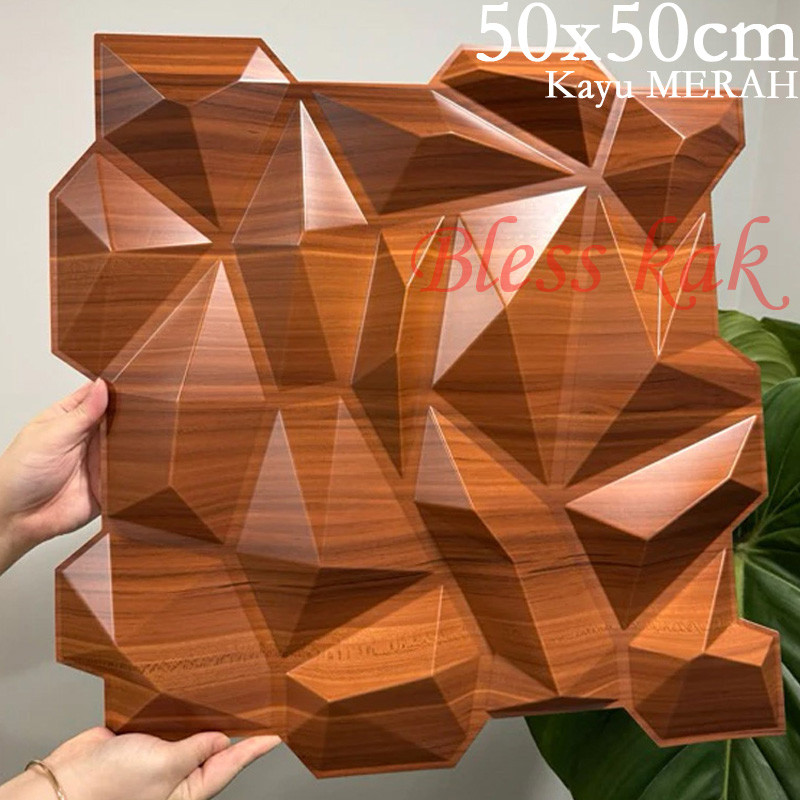 Jual 50x50cm Wall Decal Home Decor Relief Stiker Dinding Tiga Dimensi ...