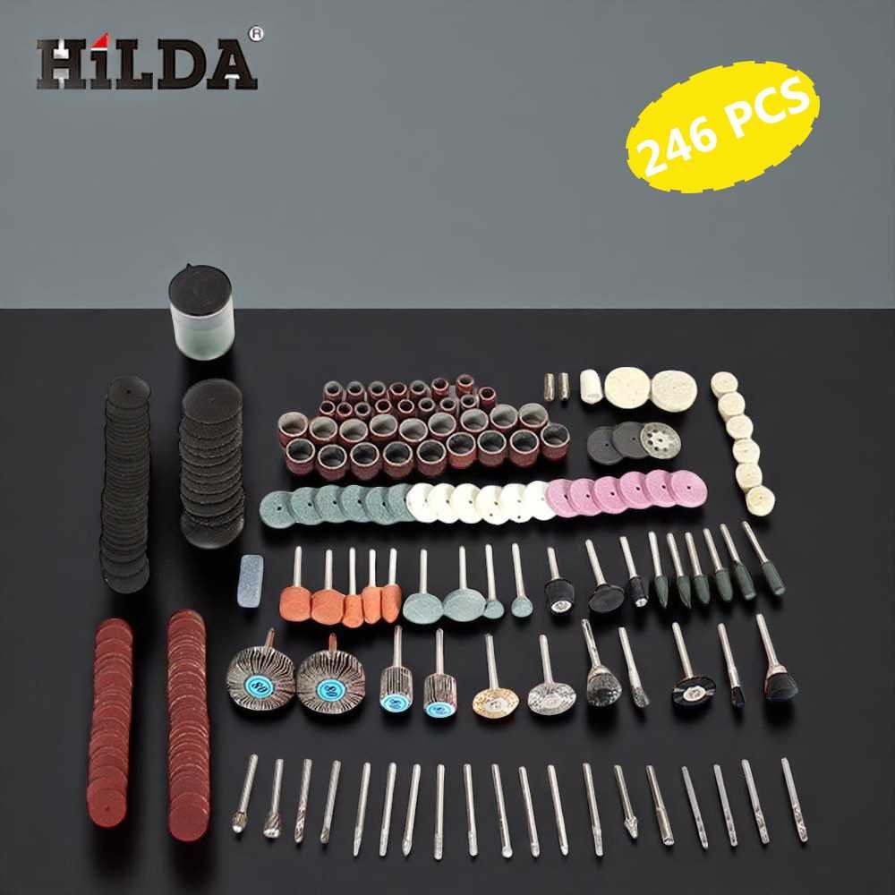 Jual [ ANS ] HILDA Set Mata Bor Grinding Polishing Cutting Drill 246 ...