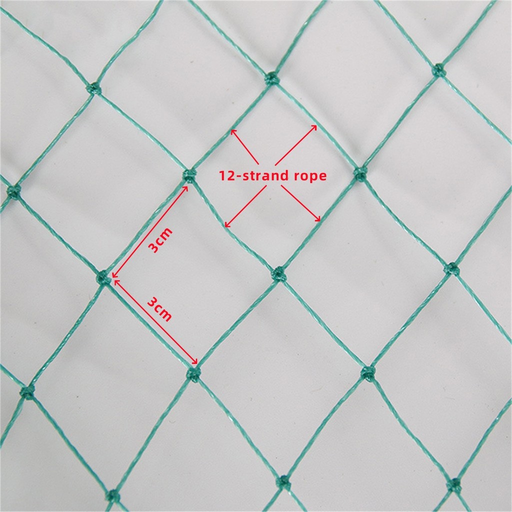 Jual 20/50m Length Poultry Breeding Net Bird-proof Net 12-Strand Rope ...