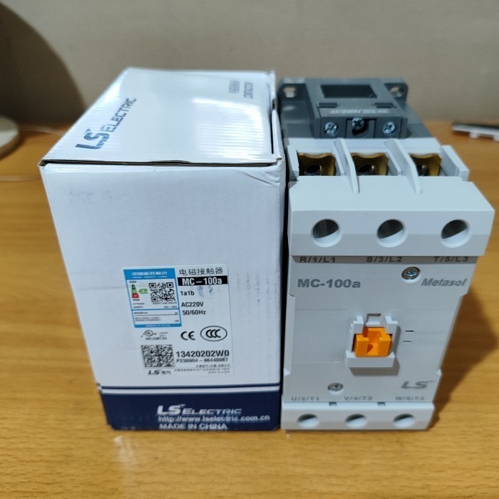 Jual CONTACTOR LS MC-100a KONTAKTOR MC100A MC100 MC 100 220V 220VAC 100A 3P | Shopee Indonesia