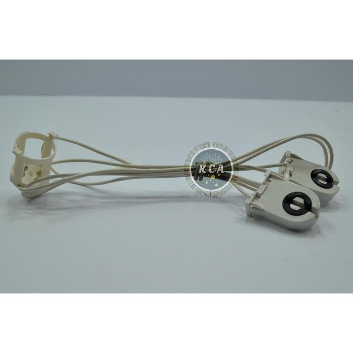 Jual Fitting Lampu TL + Kabel + Socket Dudukan Starter 40w | Shopee ...