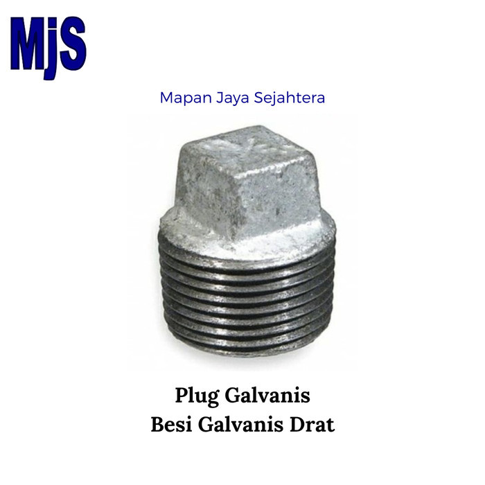 Jual Plug Drat Galvanis Dia. 2" Besi Galvanis Drat - MJS | Shopee Indonesia