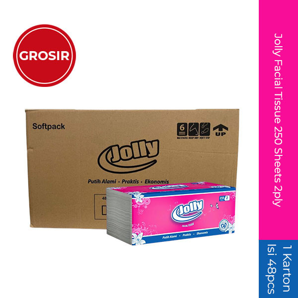 Jual Tissue Jolly 250 Sheets - 1 Karton isi 48 pcs | Shopee Indonesia