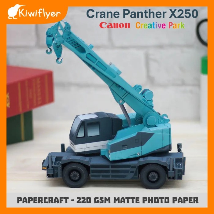 Jual DIY Papercraft - Crane Panther X250 (Kertas lembaran pola ...