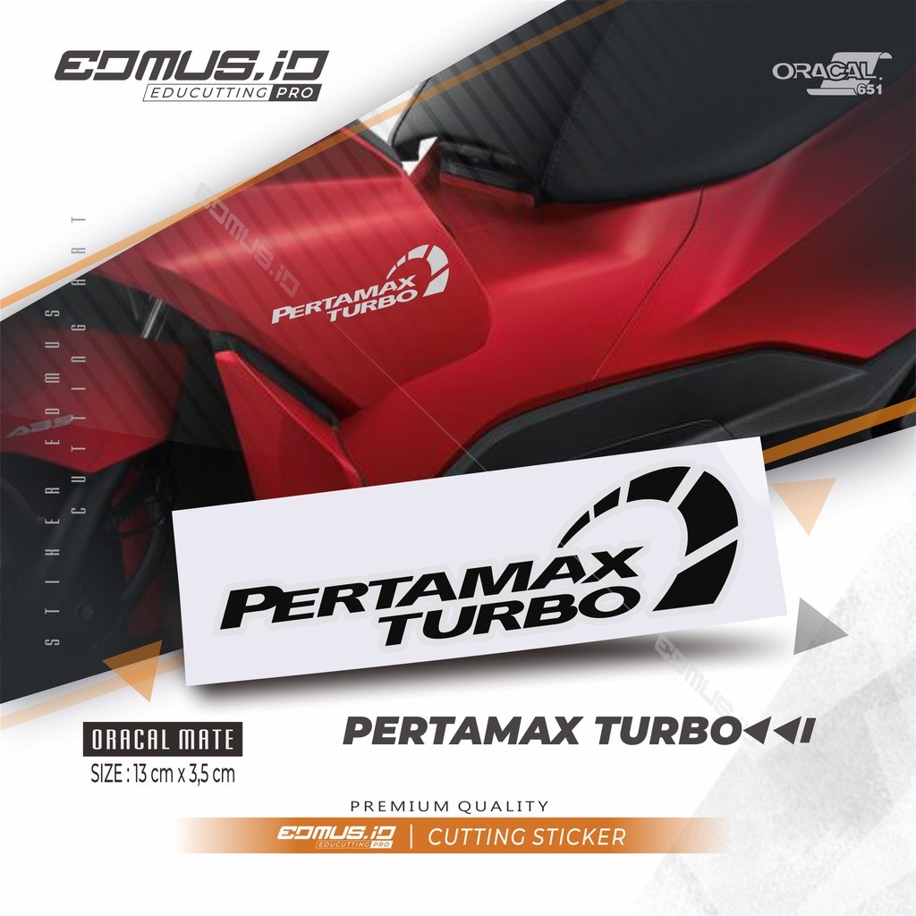 Jual Cutting Stiker Pertamax Turbo | Cutting Sticker Oracal Premium ...