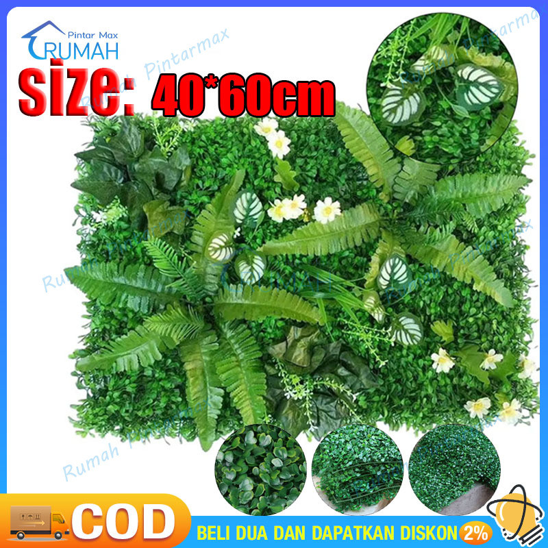 Jual Rumput Dolar Sintetis 60cmx40cm Rumput Buatan Plastik Rumput ...
