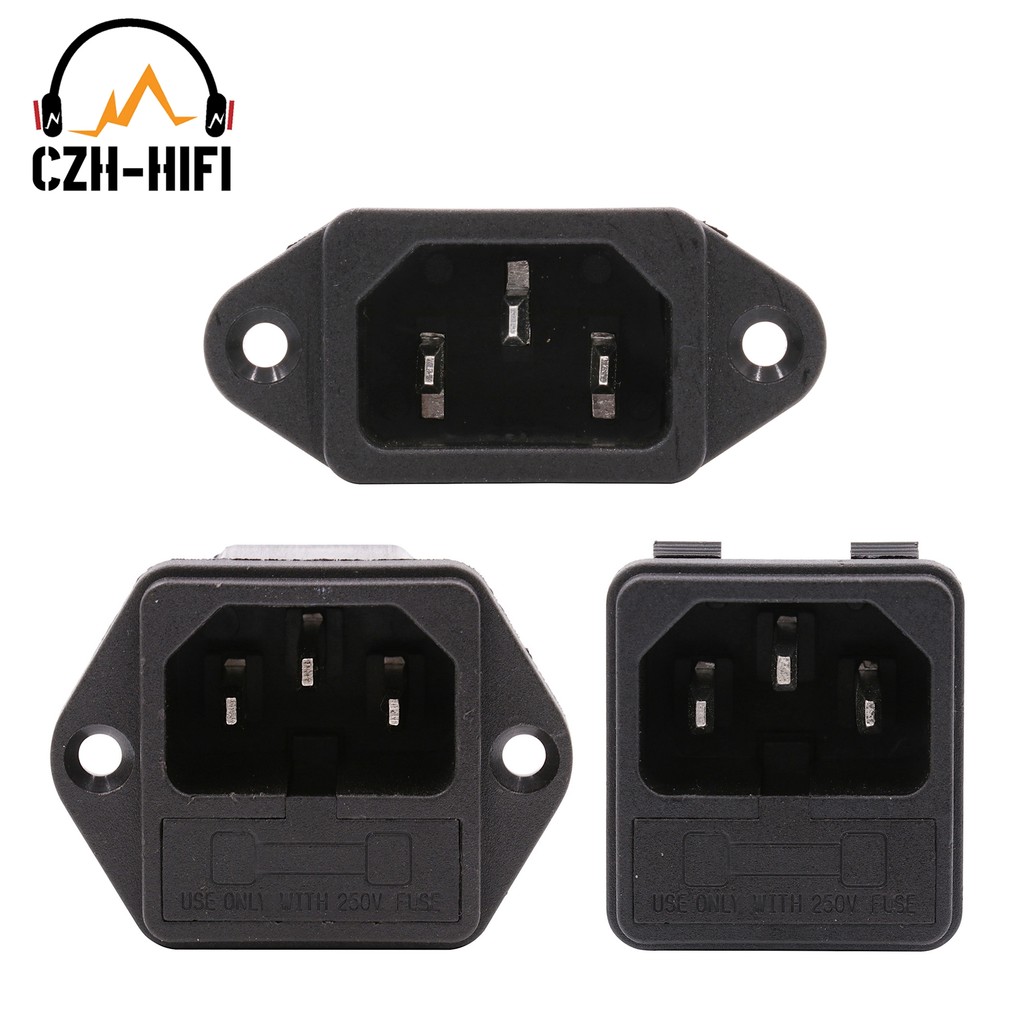 Jual Power Socket IEC 320 C14 AC Power Cord Inlet Jack Receptacle ...