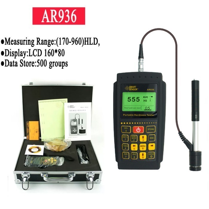 Jual Hardness Tester Smart Sensor AR936 Leeb Meter Portable | Shopee ...