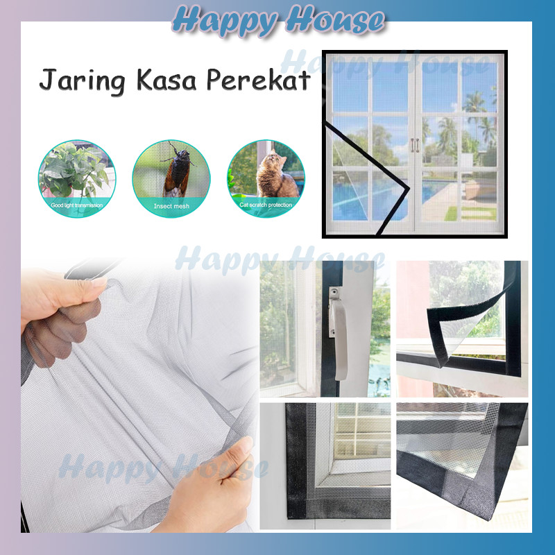 Jual Mosquito net Jaring Tirai Jendela Perangkap Anti Nyamuk Dan ...