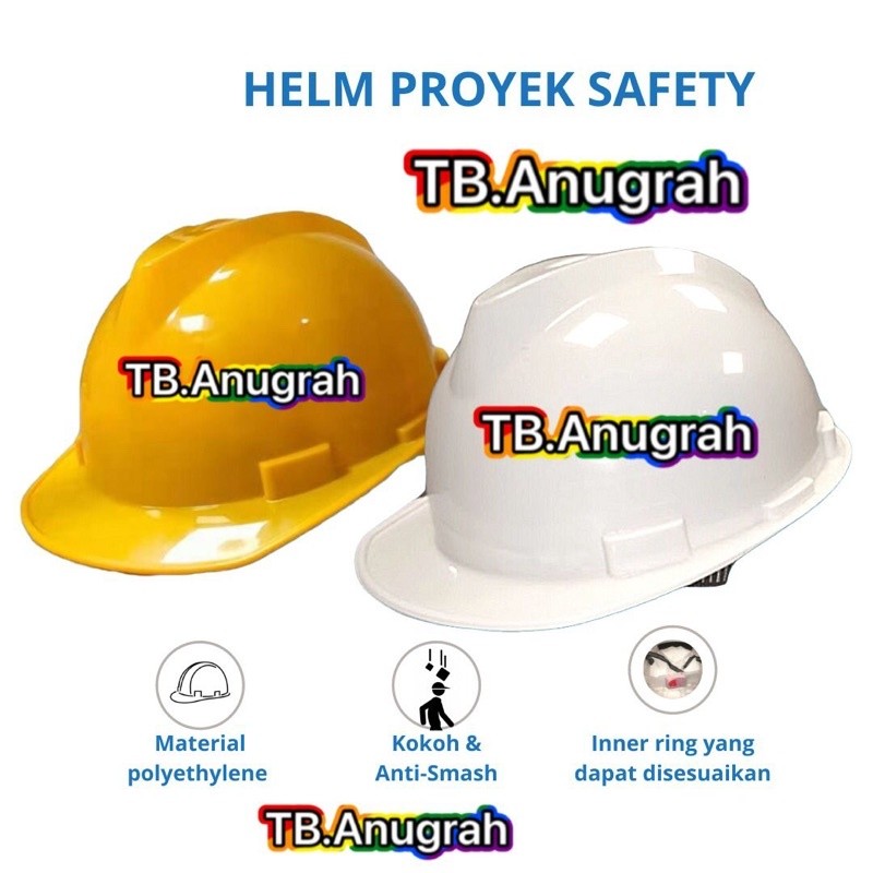 Jual TRENDING Helm Proyek (include inner ring) / Safety Helmet Helm ...