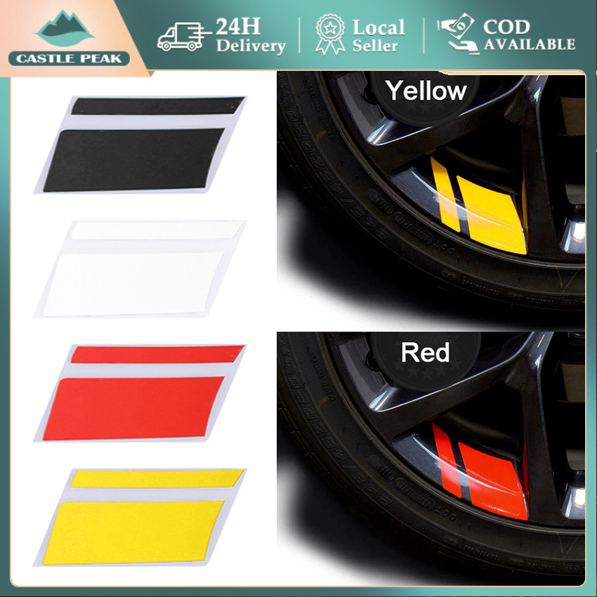 Jual sticker velk rims 6 pcs untuk ring 16-21 stiker velg universal ...