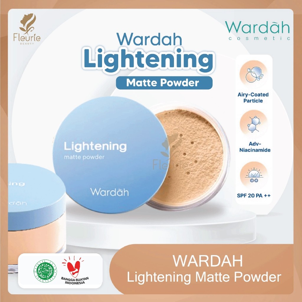Jual Wardah Lightening Matte Powder 20gr - Wardah Loose Powder Bedak ...
