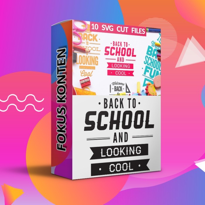 Jual Back to School Essentials SVG Bundle - Digital Konten | Shopee ...