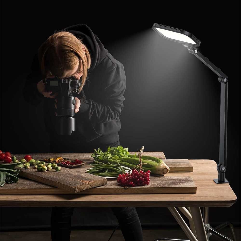 Jual [AURORA] APEXEL Lampu Meja Studio Fill Light Clamp 3 Color ...