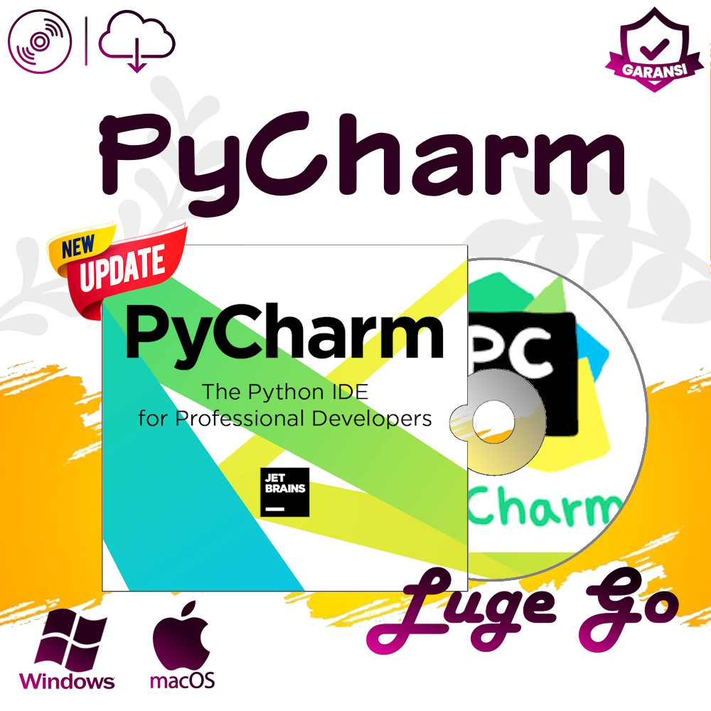 Jual PyCharm Professional Terbaru FuII Version WIN & MAC INTEL/M1/M2/M3 ...
