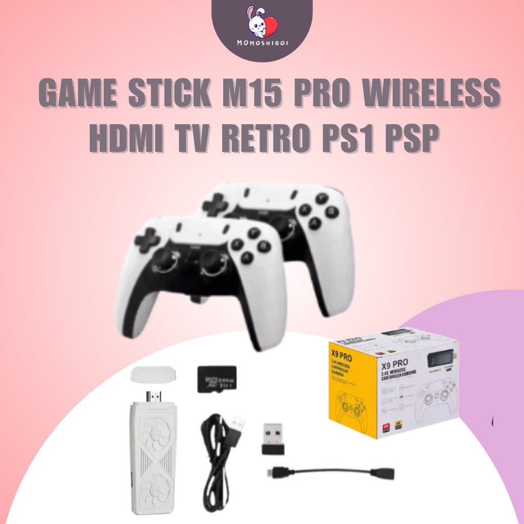 Jual 4K Game Stick M15 Pro Upgrade Version Game Console Wireless HDMI TV Retro Video Game ...