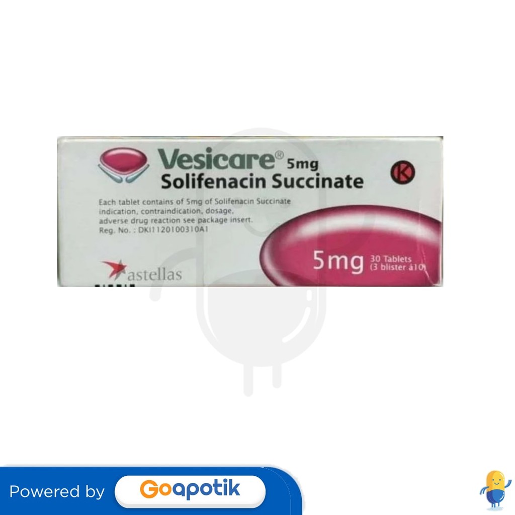 Jual Vesicare 5 Mg Box 30 Tablet | Shopee Indonesia