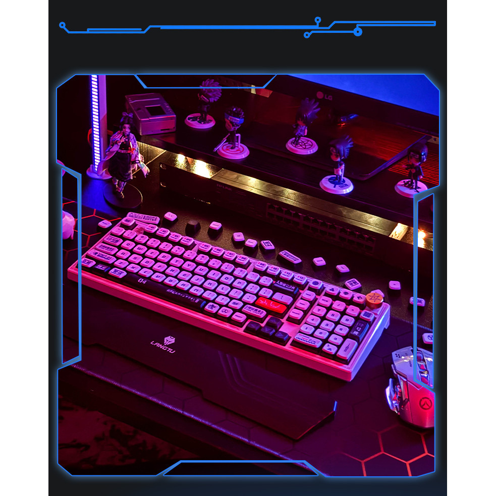 Jual Keycap EVA Unit04 Evangelion ASA Pudding PBT PC Translucent ...