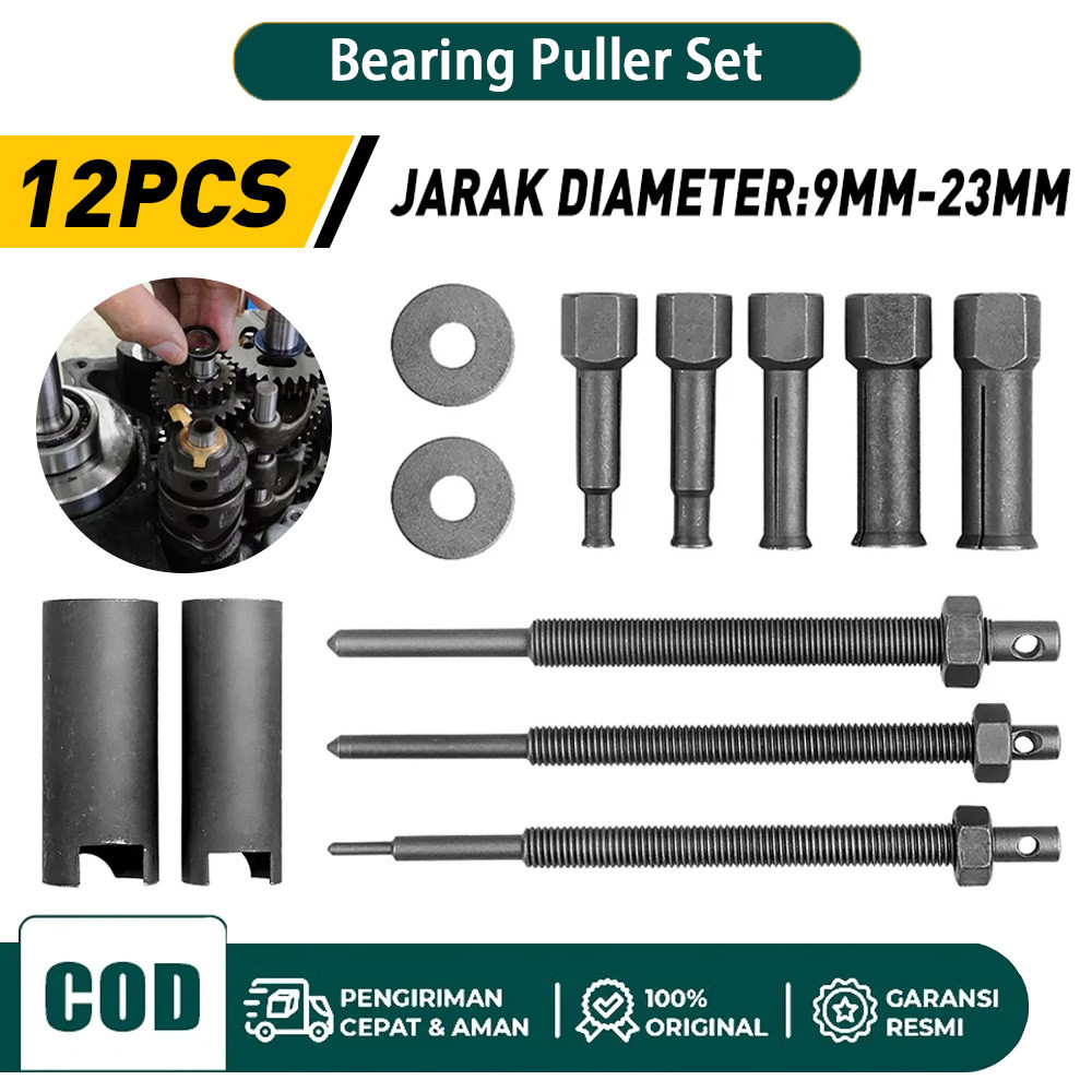 Jual Treker Bearing Puller Set 12 Pcs Treker Bearing Tanam CVT Lepas ...