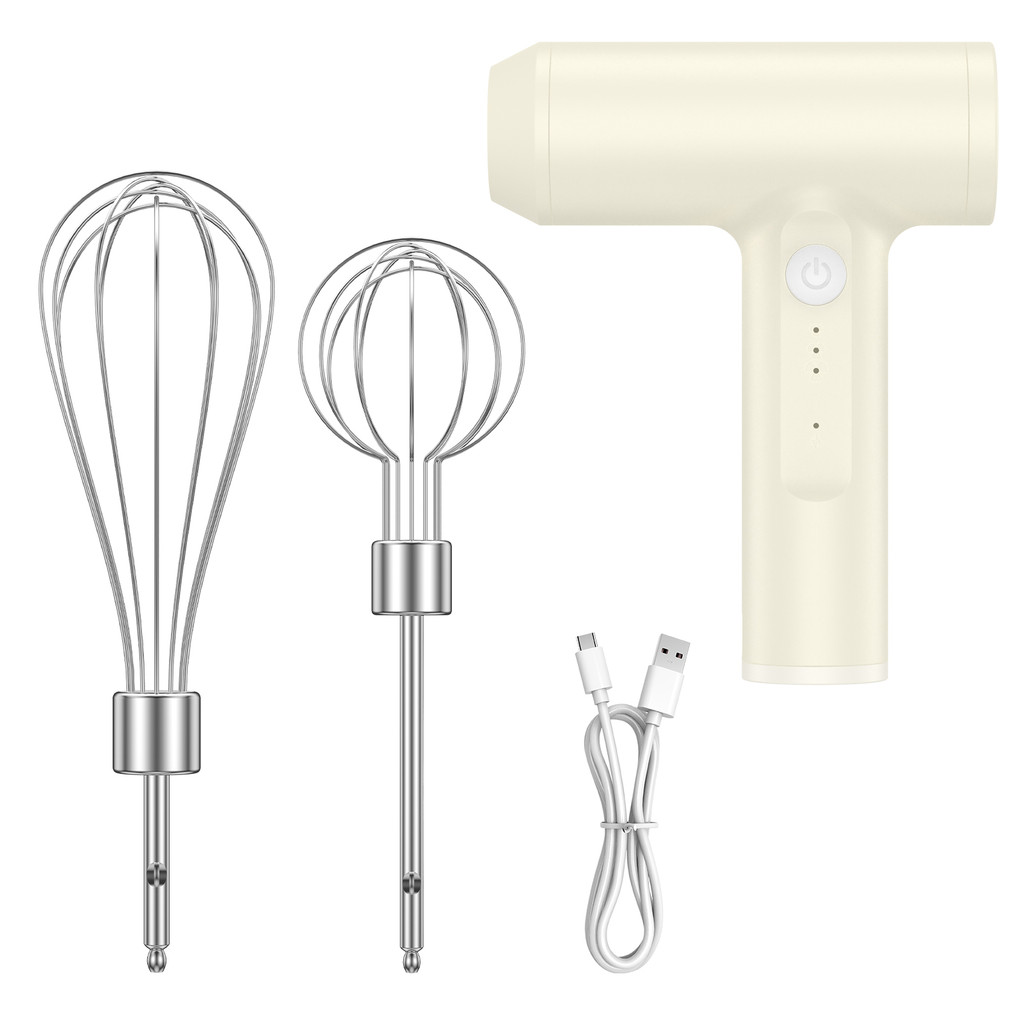 Jual Electric Hand Mixer Cordless Electric Whisk 2000mAh USB ...