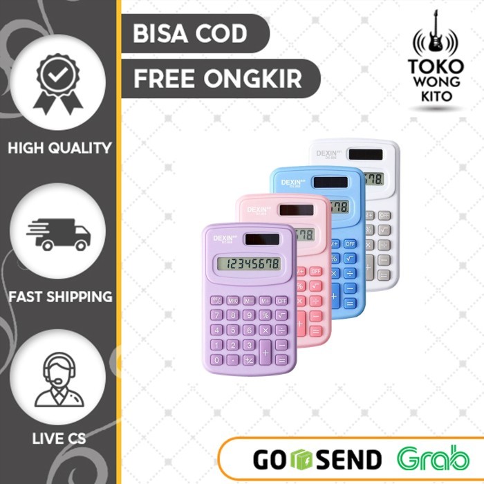 Jual Kalkulator Mini Kalkulator Saku Sekolah Kantor Mini Calculator 8 ...