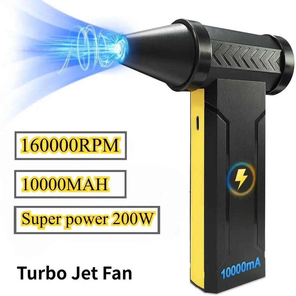 Jual 160000RPM Turbo Jet Fan Brushless Motor Handheld Duct Fan Strong ...