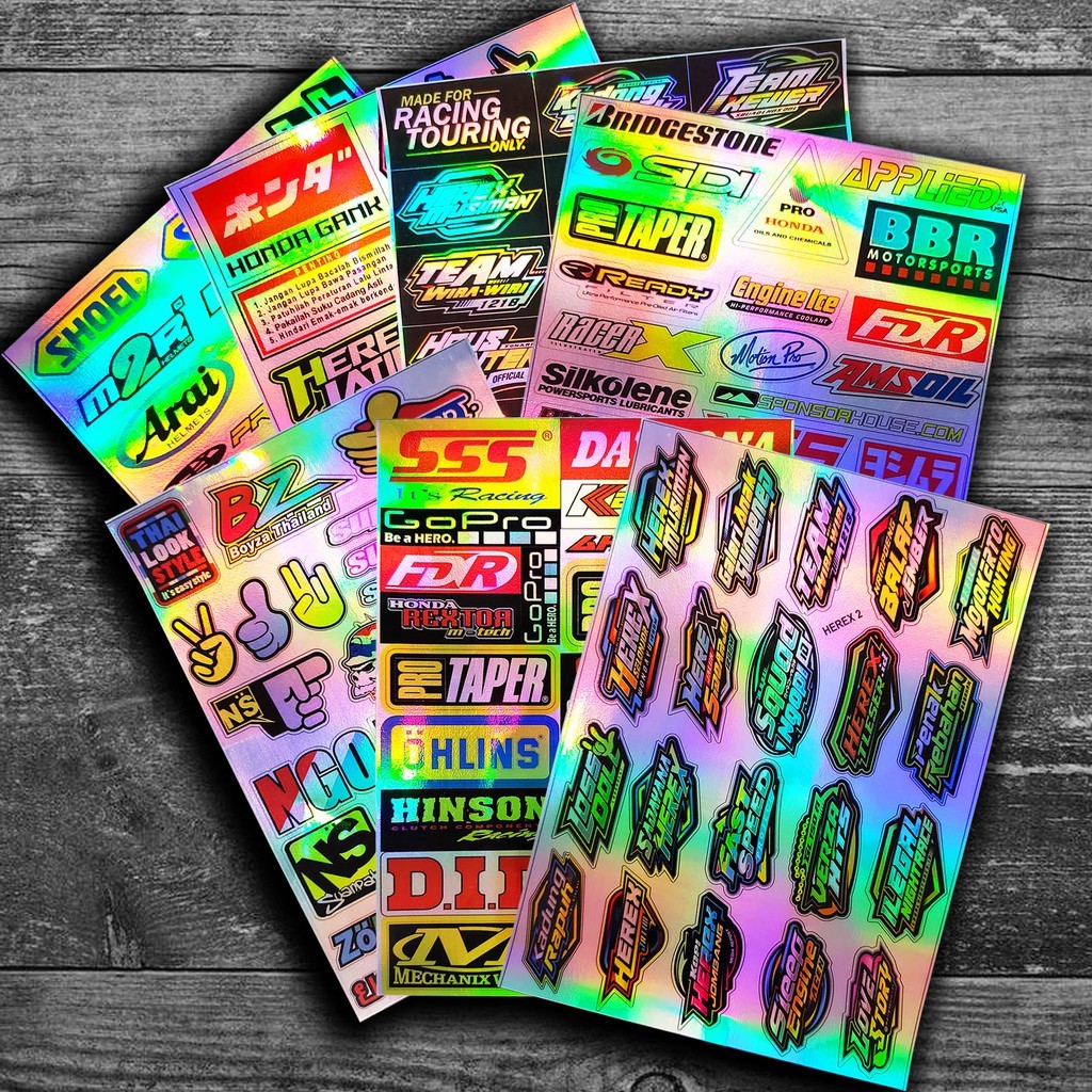 Jual STIKER SEPAKET BEST SELLER STICKER RACING HEREX SP STIKER SEPAKET ...