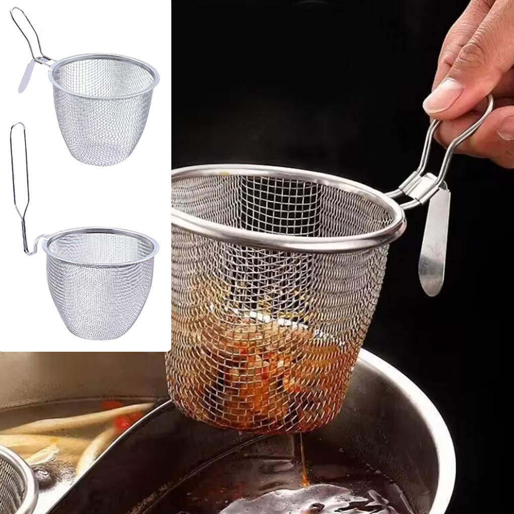 Jual 1pc saringan mie rebus 304 strainer stainless Saringan Mie Ayam ...
