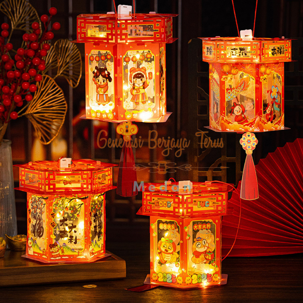 Jual Generasi Berjaya Terus - Lampion Anak / Lampion Imlek Bahan PVC ...
