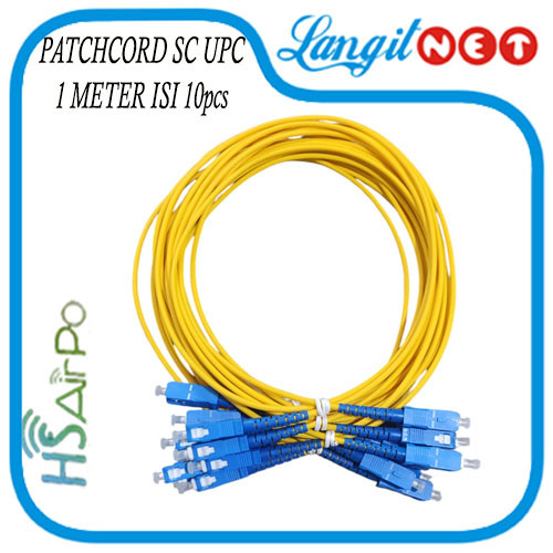 Jual PATCHCORD FO SC SC UPC SINGLE MODE 1 METER (10pcs) | Shopee Indonesia