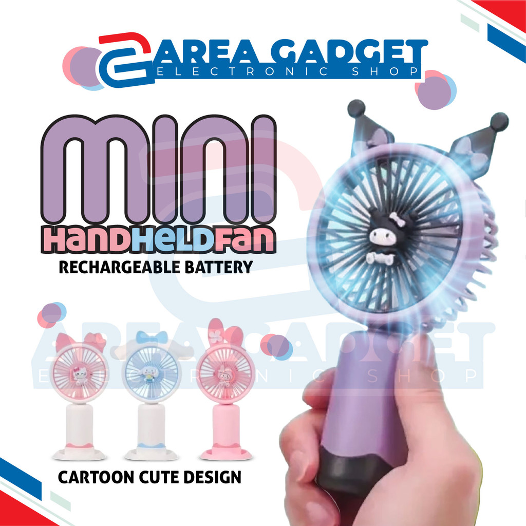 Jual Kipas Angin Mini USB Genggam Portable Handheld Fan Sanrio Karakter ...