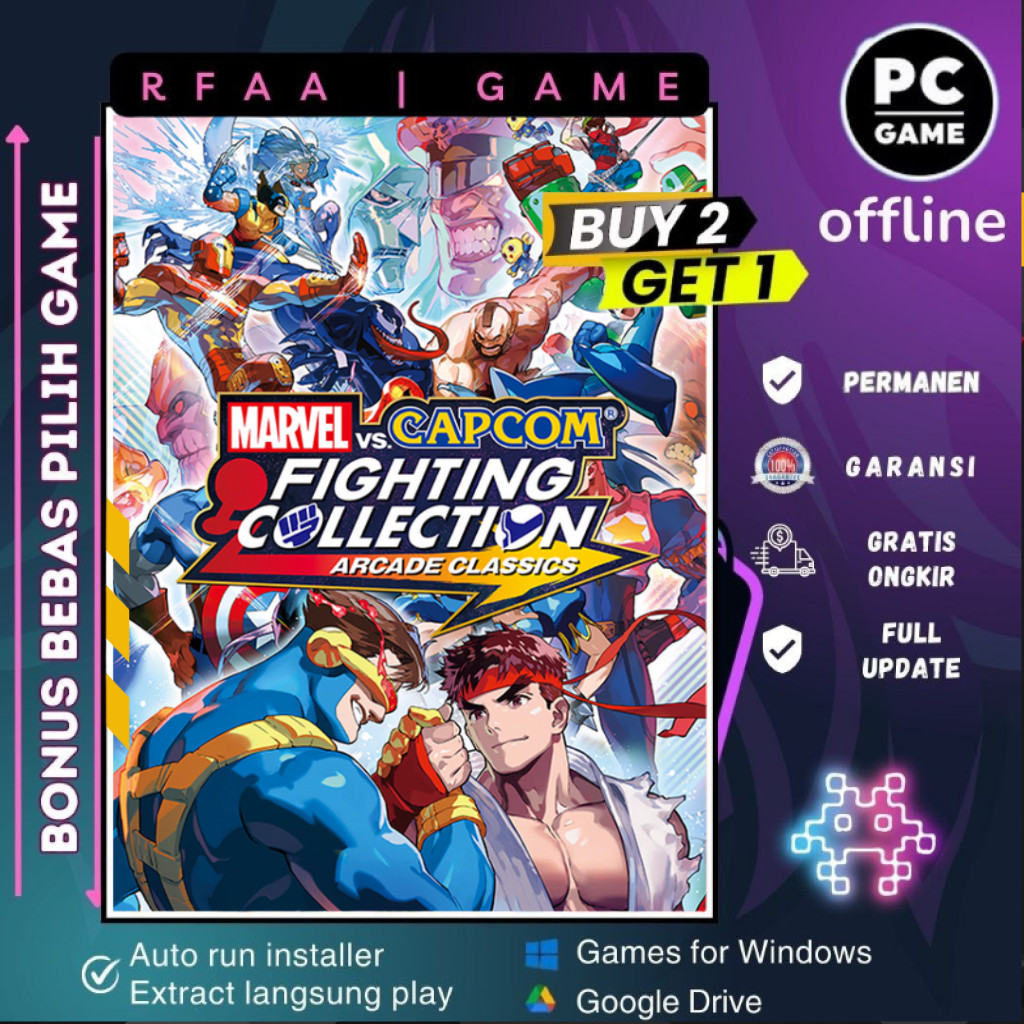 Jual MARVEL VS CAPCOM FIGHTING COLLECTION ARCADE CLASSICS | GAME PC - LAPTOP - DL | Shopee Indonesia