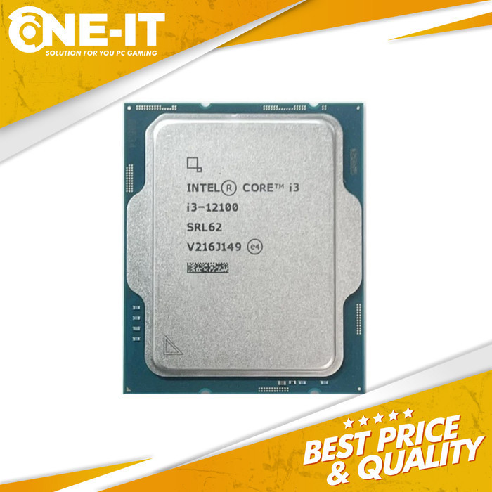 Jual Intel Core i3 12100 TRAY (Tanpa Box) NON FAN (Intel LGA 1700) | Shopee Indonesia
