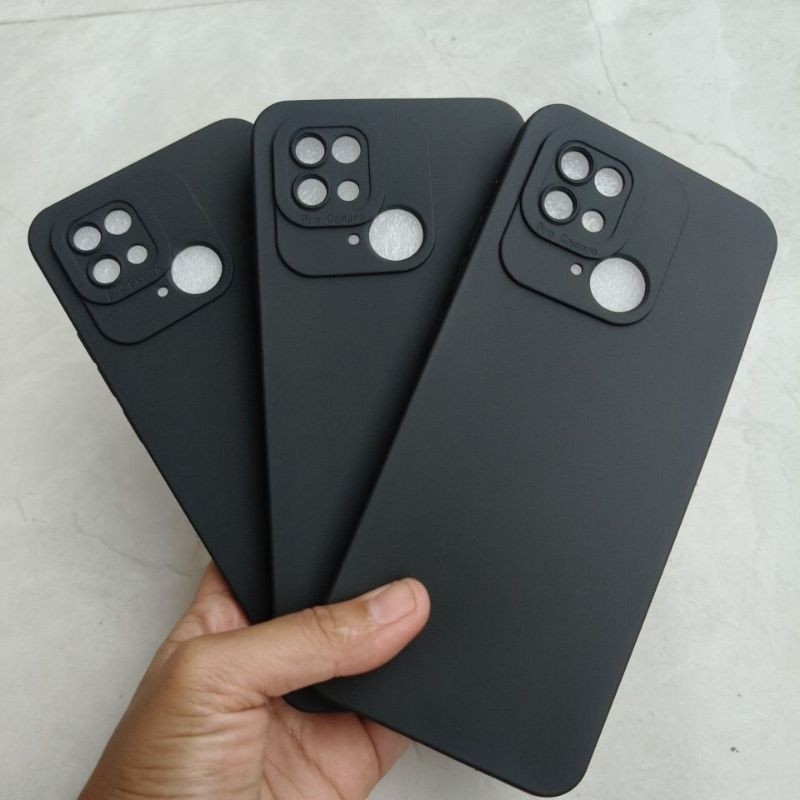 Jual Softcase XIAOMI REDMI 10C / POCO C40 Case Casing Full Black ...