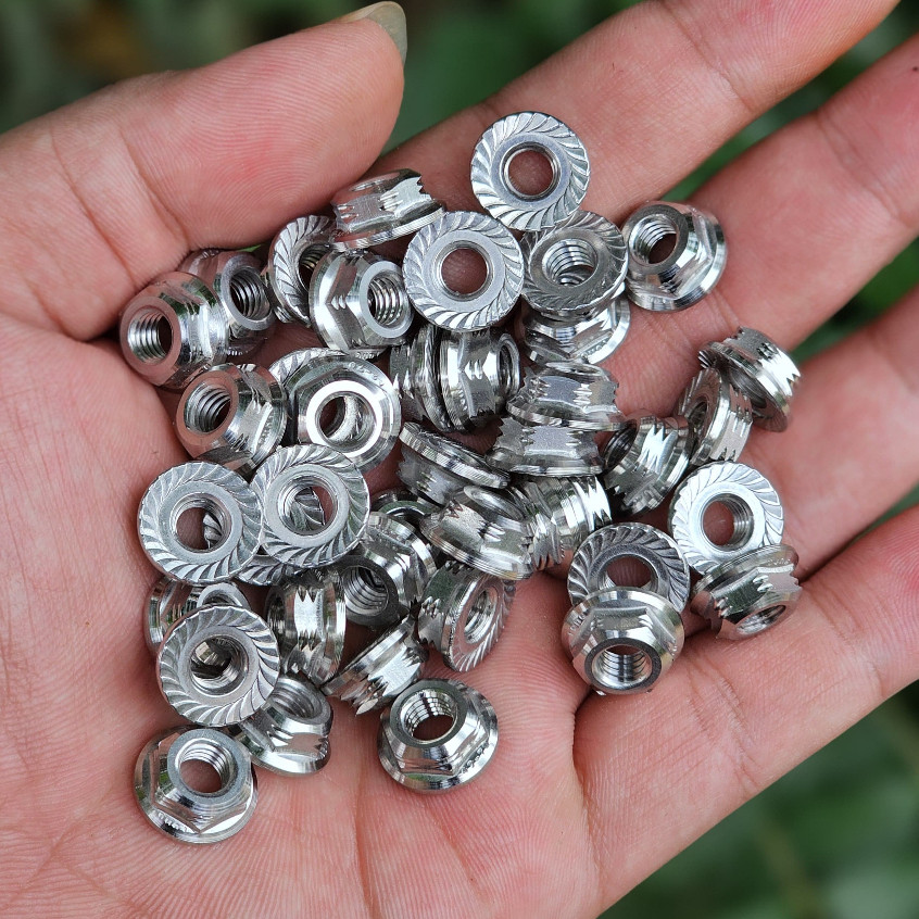 Jual mur m6 baut 10 stainless custom bubut THE-A270 | Shopee Indonesia