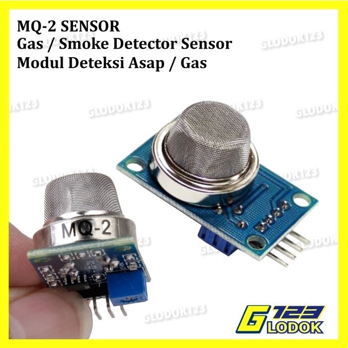 Jual MQ-2 MQ2 Sensor Deteksi Asap Gas Elpiji LPG Buthane Hydrogen Arduino | Shopee Indonesia
