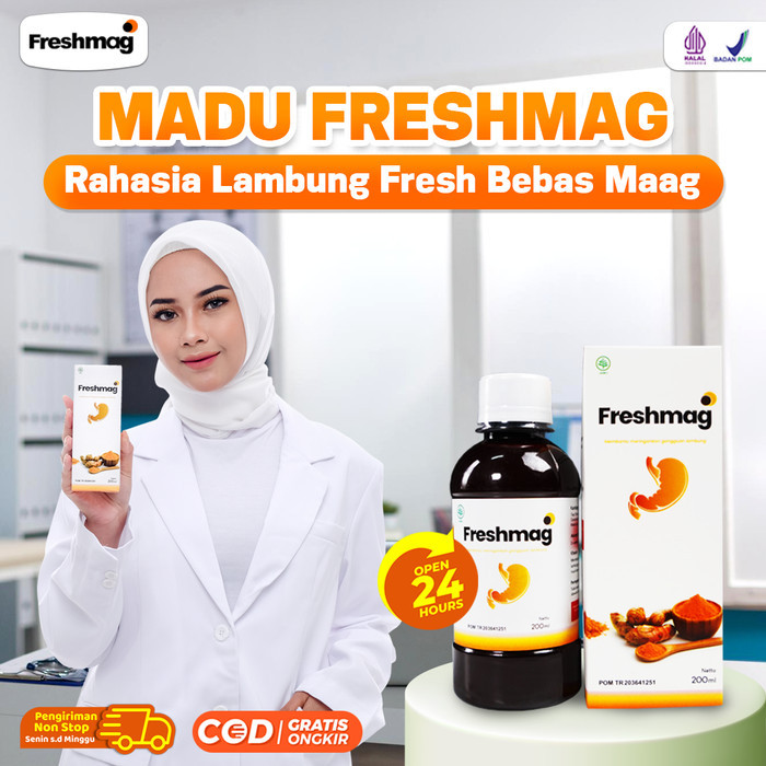 Jual Freshmag 100% Original - Madu Lambung Solusi Maag dan Gerd | Shopee Indonesia